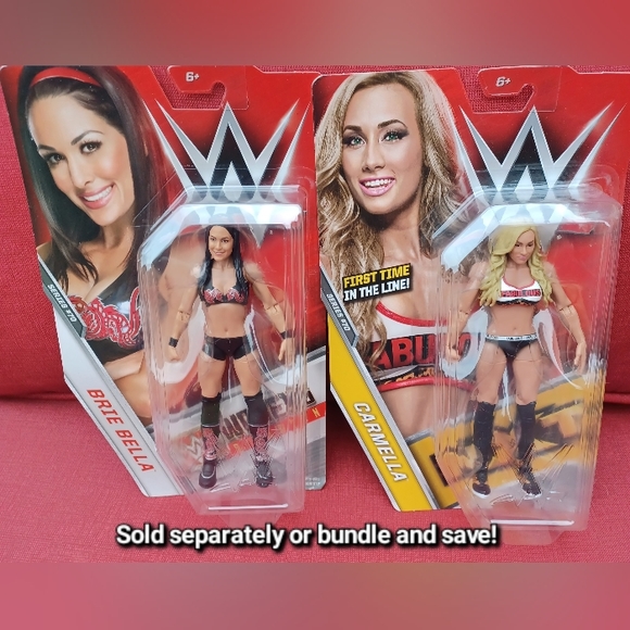 Mattel | Toys | Wwe Womens Division Carmella First Time In The Line Series 7 Nib | Poshmark